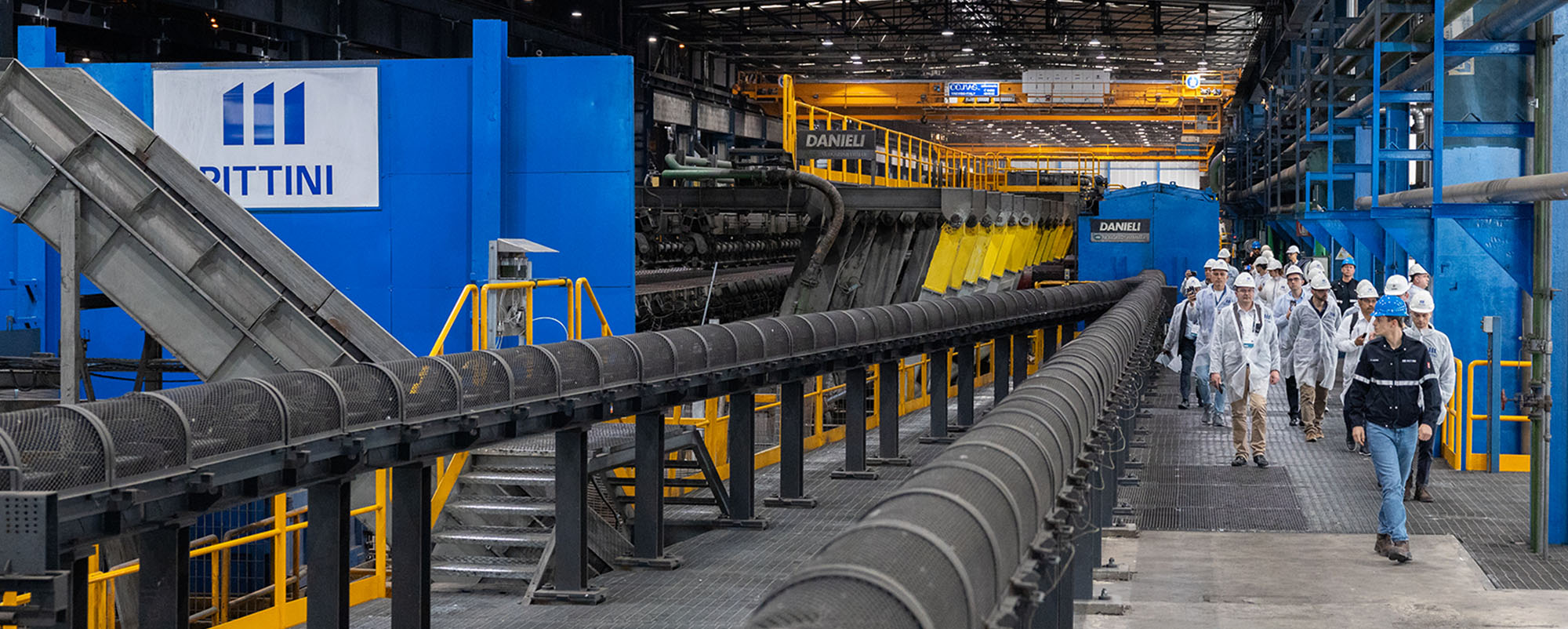 The Danieli Innovation Meeting 2024 visits Ferriere Nord - Pittini Group